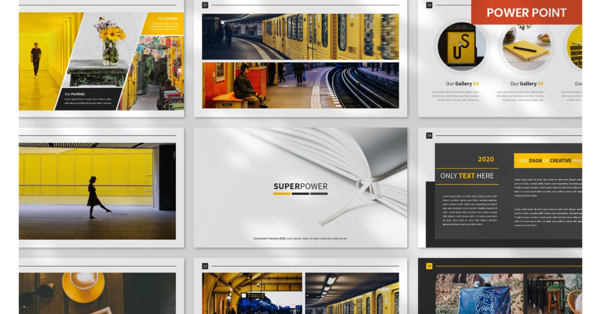 SuperPower Presentation Powerpoint Templates