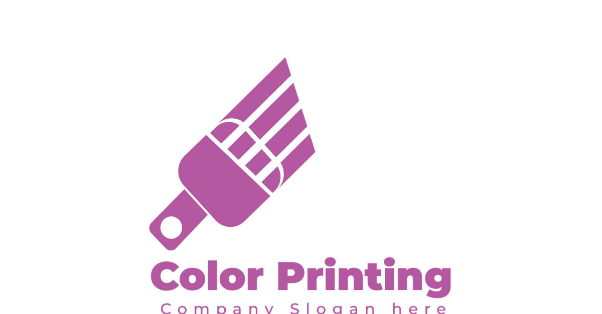 Color Printing Logo Template #182760 - TemplateMonster
