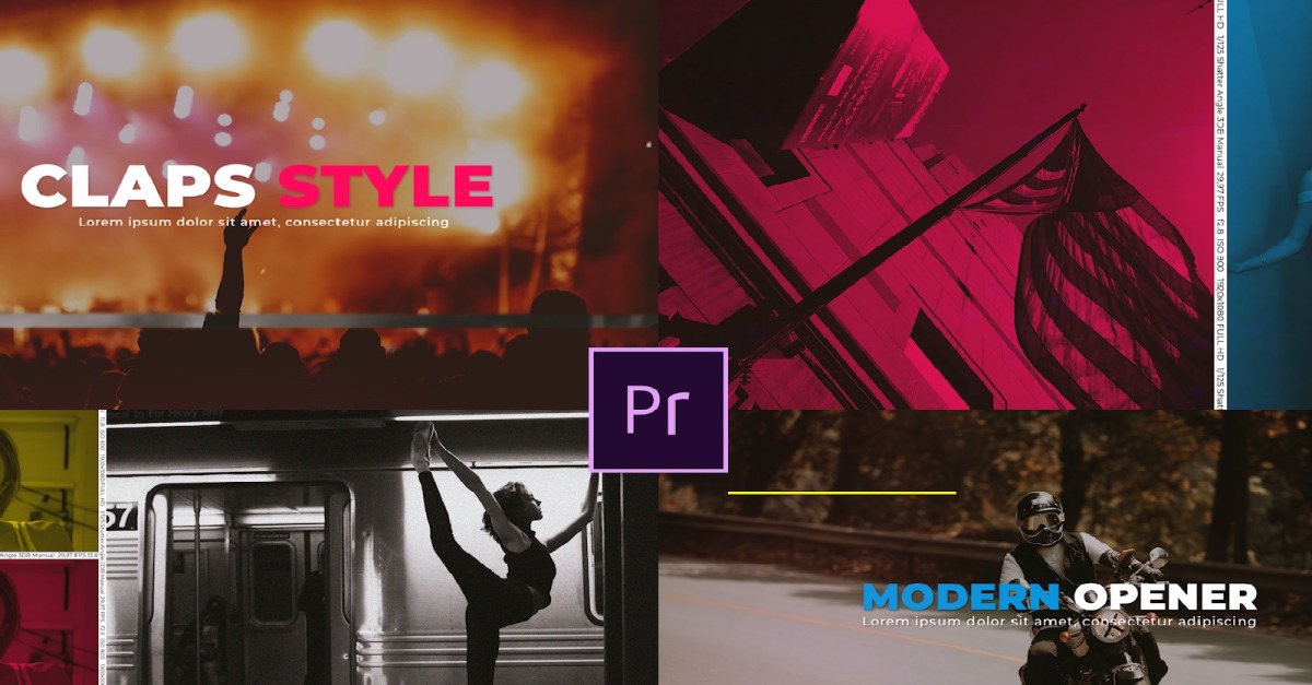 Claps Intro - Premiere Pro #182817 - TemplateMonster