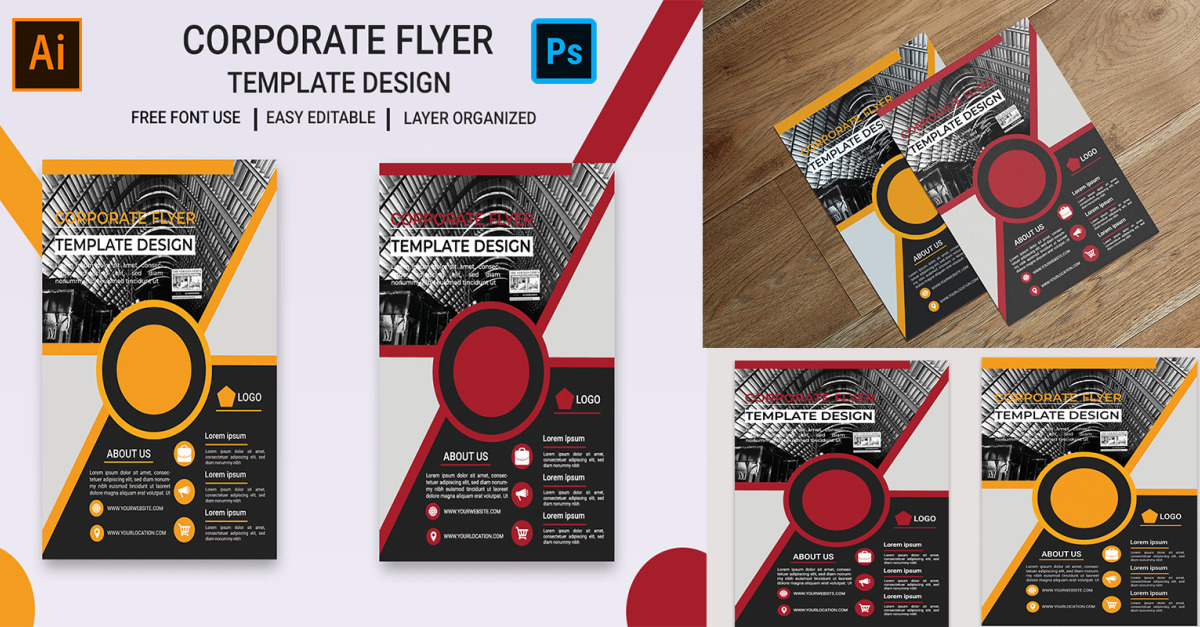 Creative Flyer Mall Design #183063 - TemplateMonster