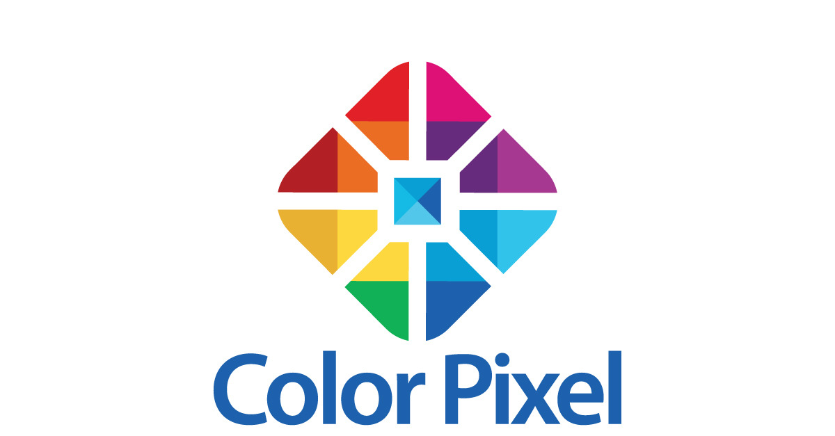 Color Pixel Logo Template #183774 - TemplateMonster