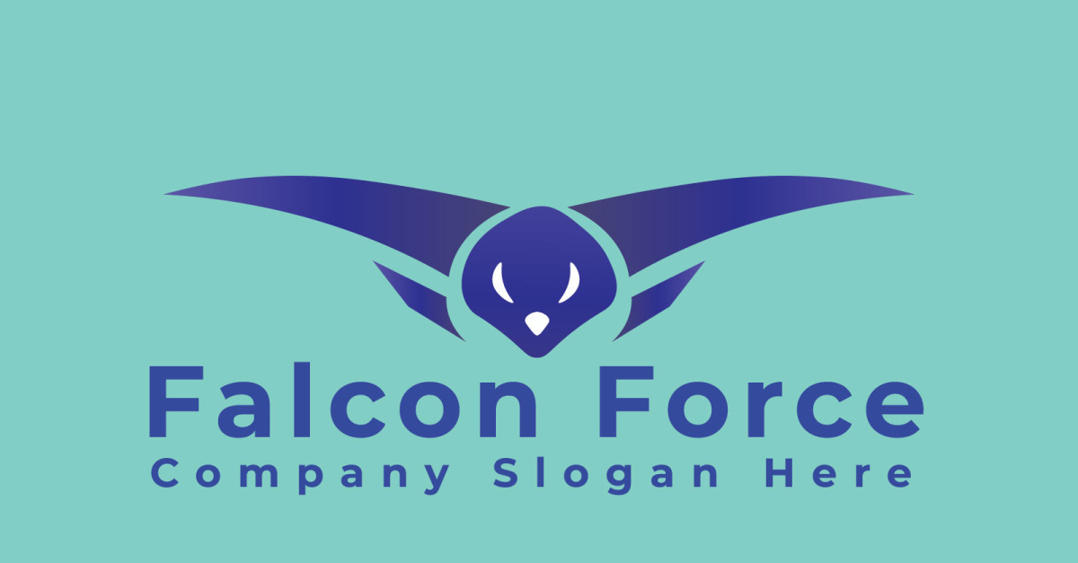Free Falcon Force Logo Template #183751 - TemplateMonster