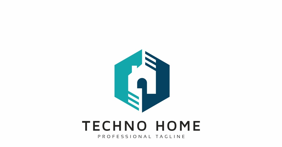 Technology Home Logo Template #183781 - TemplateMonster