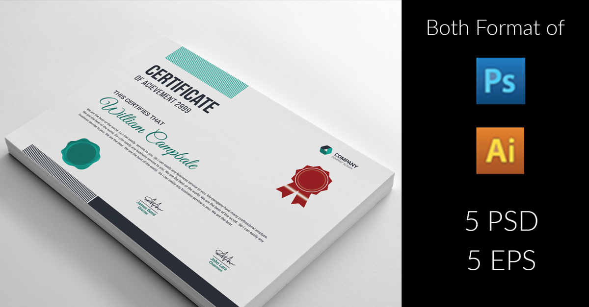 Finance Certificate Template #184073 - TemplateMonster