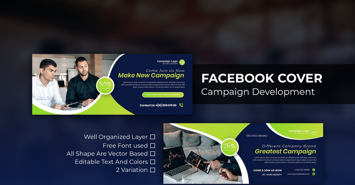 Campaign Development Facebook Cover Social Media