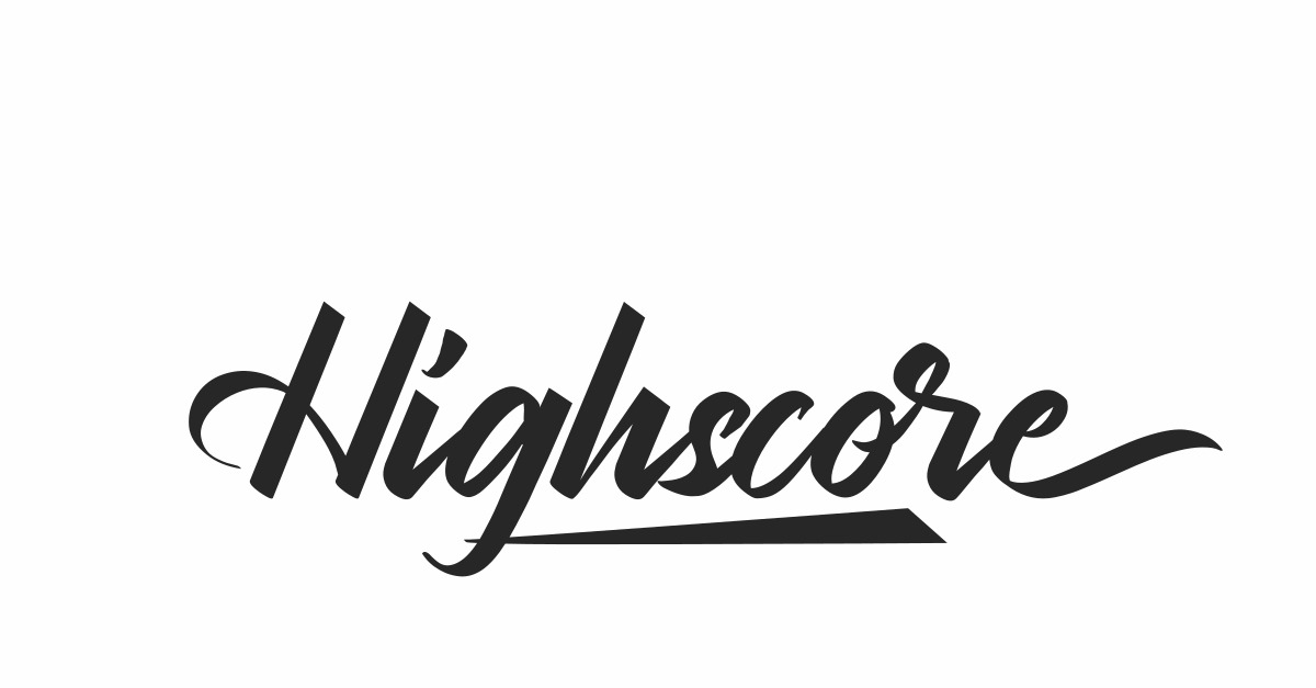 Fuente de escritura de caligrafía Highscore - TemplateMonster