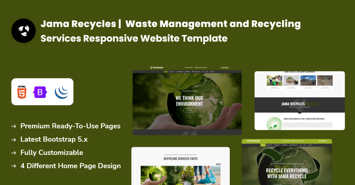 Jama Recycles | Waste Management and Recycling Services Responsive ...