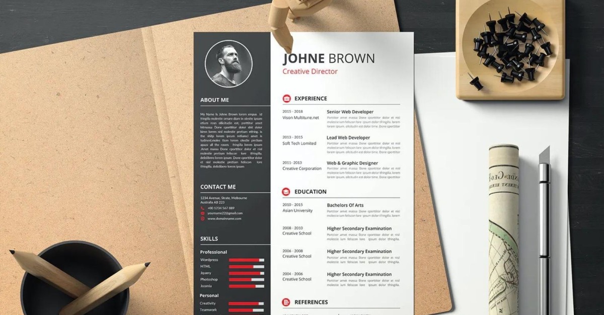Best Seller Resume Template #184701 - TemplateMonster