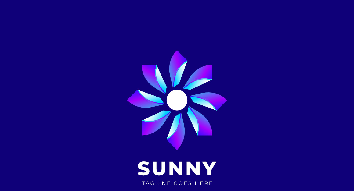 Sun Tech - Gradient Logo template #184914 - TemplateMonster