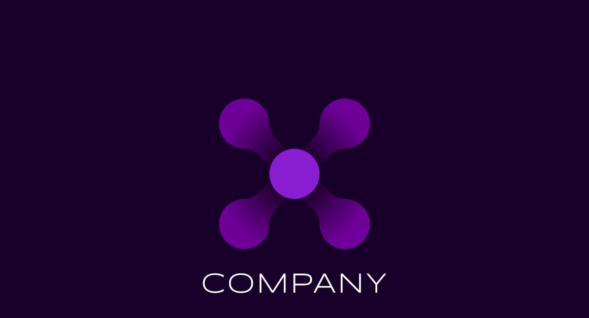 Tech - Letter X Logo Design Template - TemplateMonster