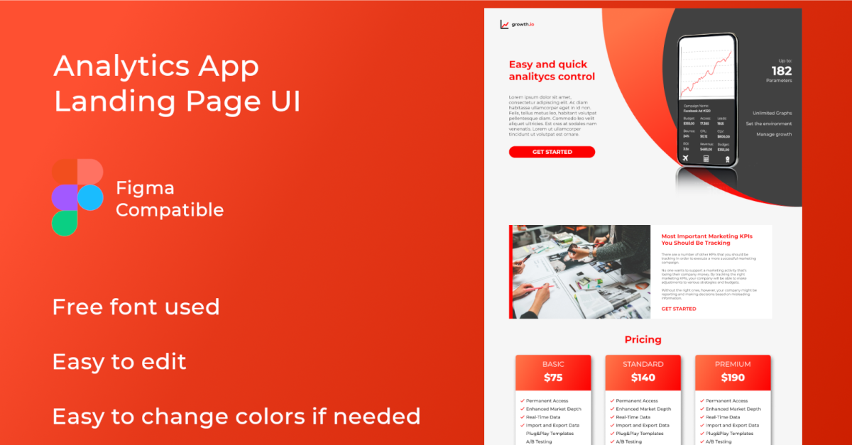 Free Tech Dashboard and Graphics Platform UI Elements
