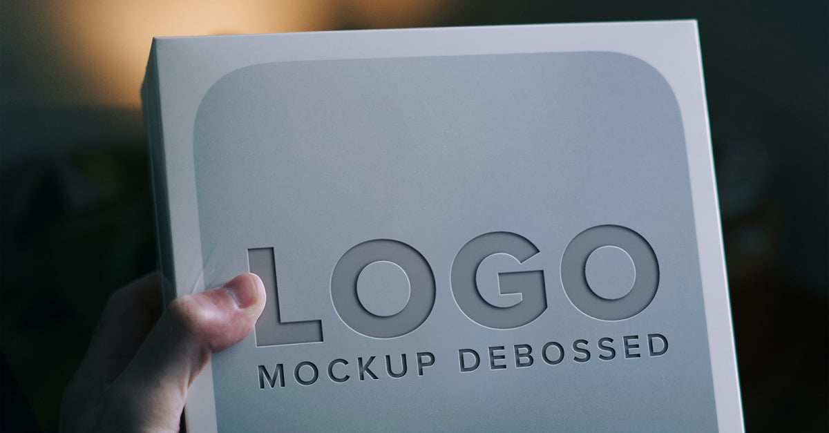 Luxury Phone Box Logo Mockup #185806 - TemplateMonster