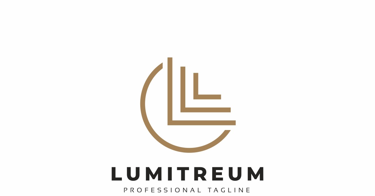 Lumitreum L Letter Logo Template #186033 - TemplateMonster