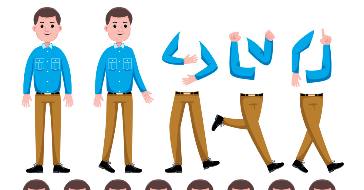 Stylized Characters Set for Animation #01 - TemplateMonster
