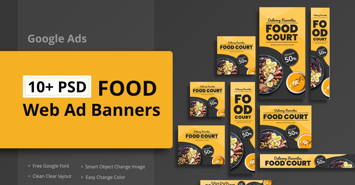 Creative Food Google Ads For Promotion Social Media