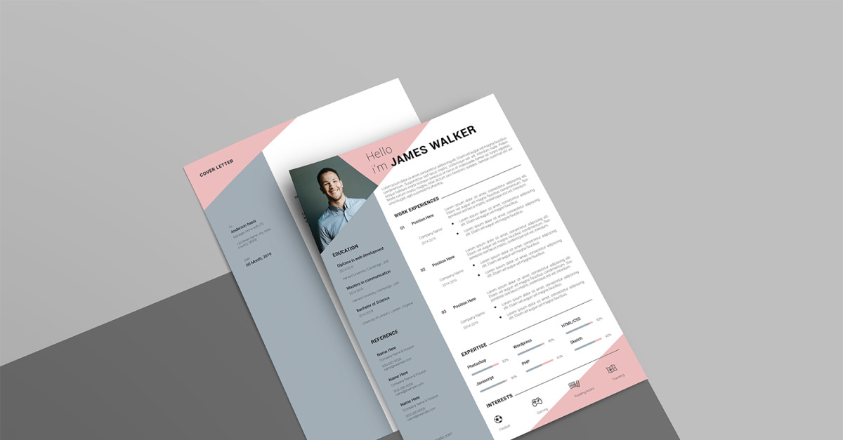 James Printable Resume Template #186198 - TemplateMonster