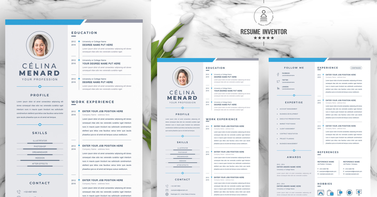 Menard / CV Template Printable Resume Templates