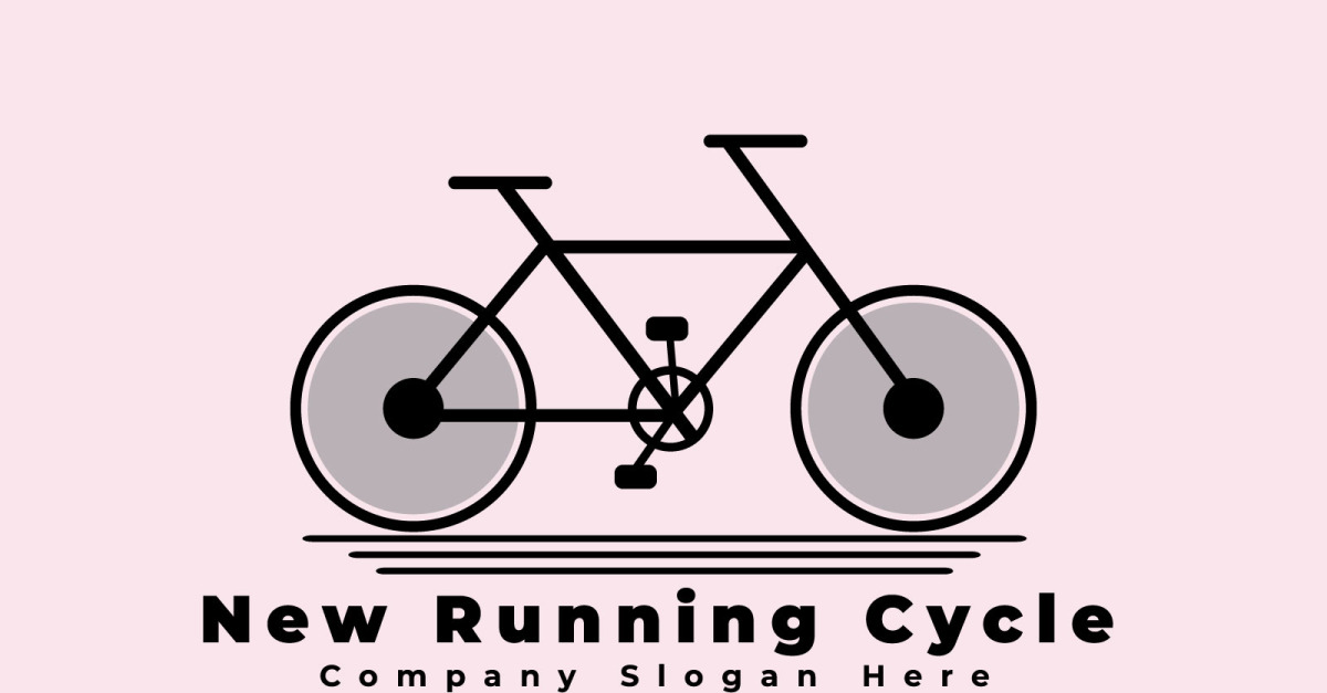 New Running Cycle Logo Template #186201 - TemplateMonster
