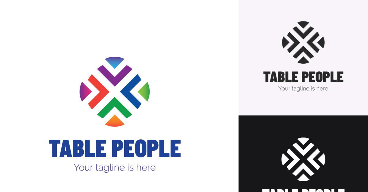 Table People Logo - Template #186200 - TemplateMonster