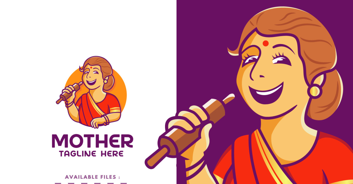 Logo de cuisine mère traditionnelle #186591 - TemplateMonster