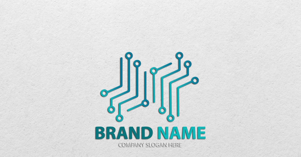 Vorlage für das Design des Netzwerk-Logos - TemplateMonster