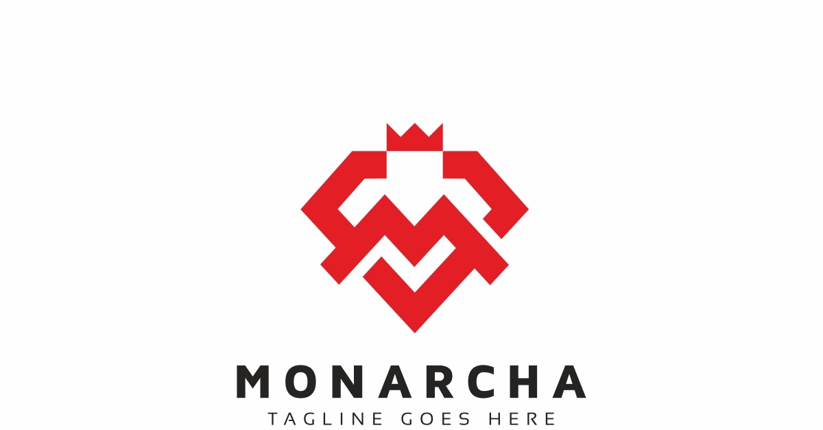 Monarch M Letter Logo Template #187293 - TemplateMonster
