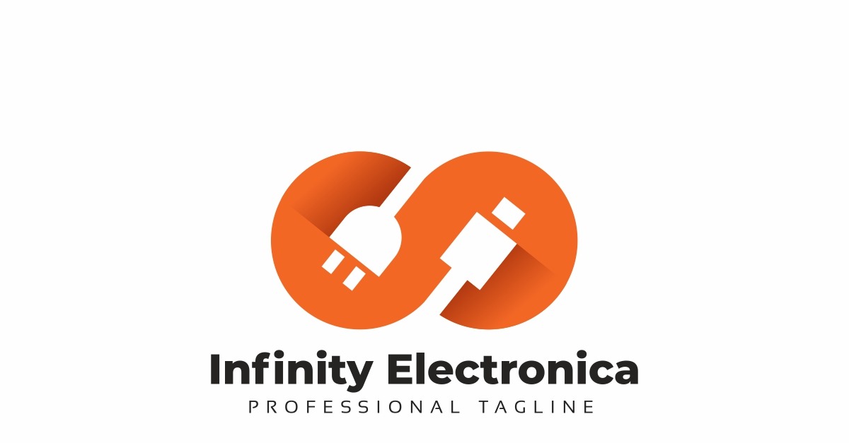 Infinity Electronica Logo Şablonu #187324 - TemplateMonster