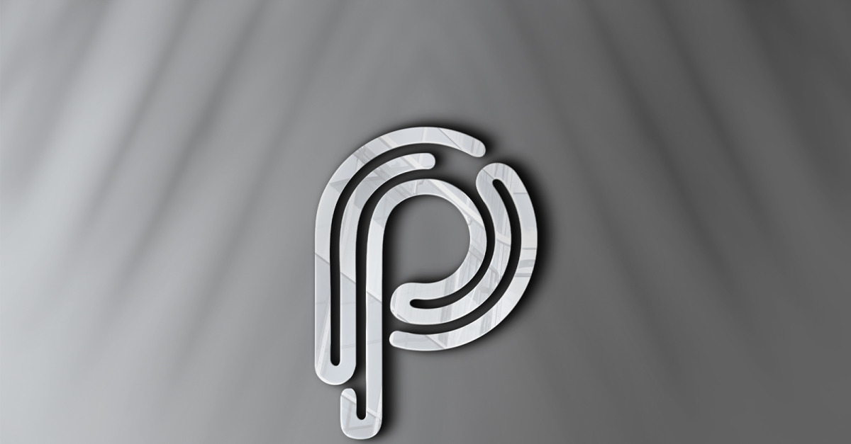 P 3D Logo Mockup Design Template #187440 - TemplateMonster