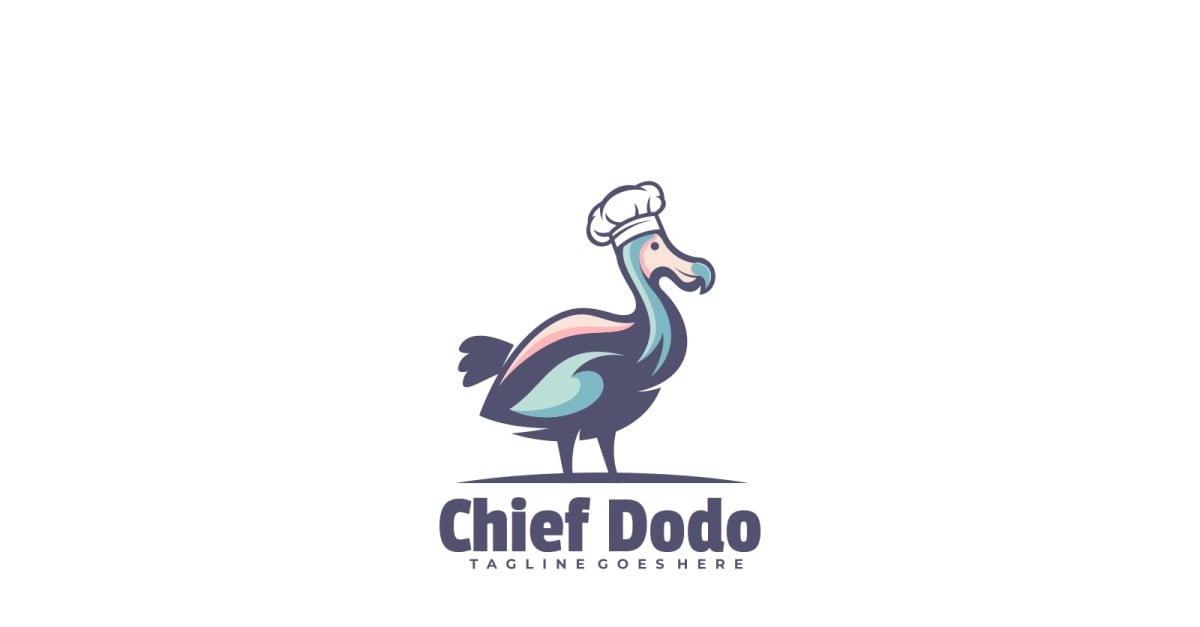 Logo maskota Dodo Bird #188014 - TemplateMonster