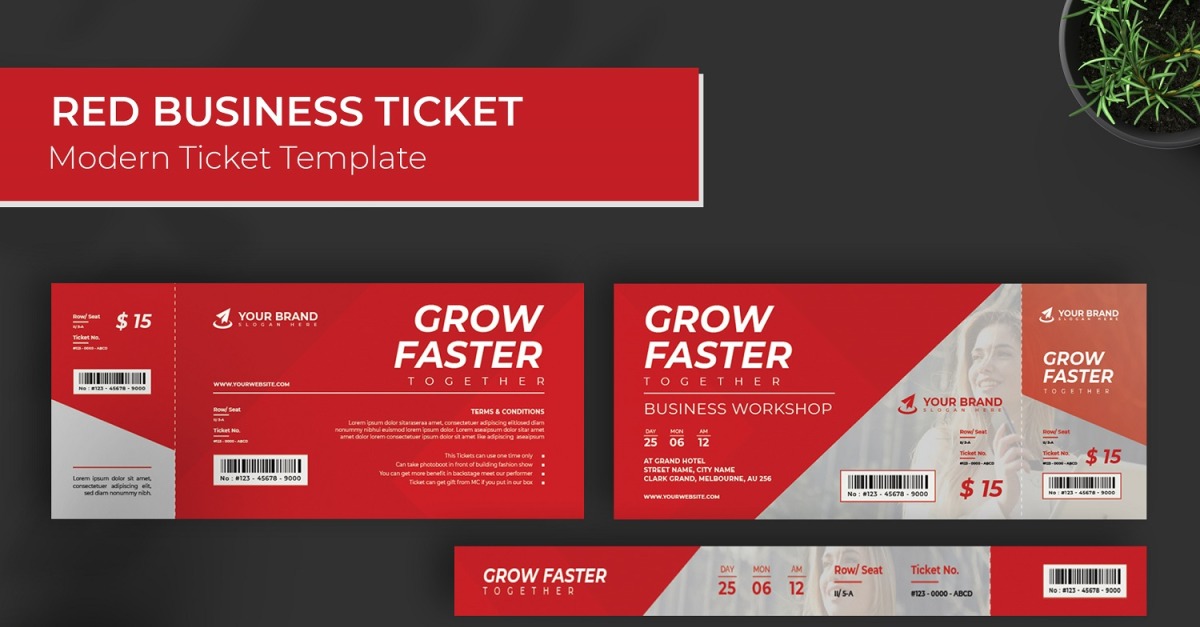 Red Business Workshop Ticket #188137 - TemplateMonster