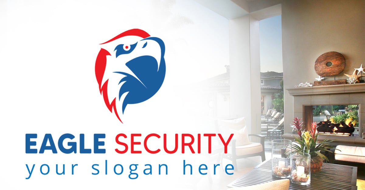 Eagle Security Logo Design Template #188394 - TemplateMonster