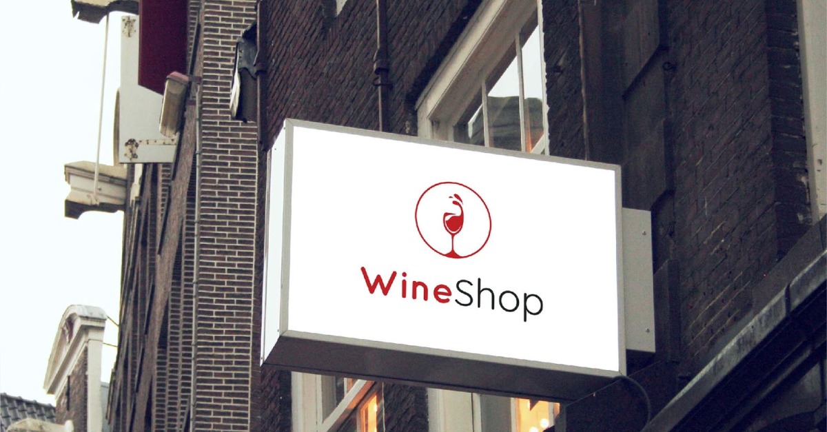 Wine Shop Logo Design Template #188397 - TemplateMonster