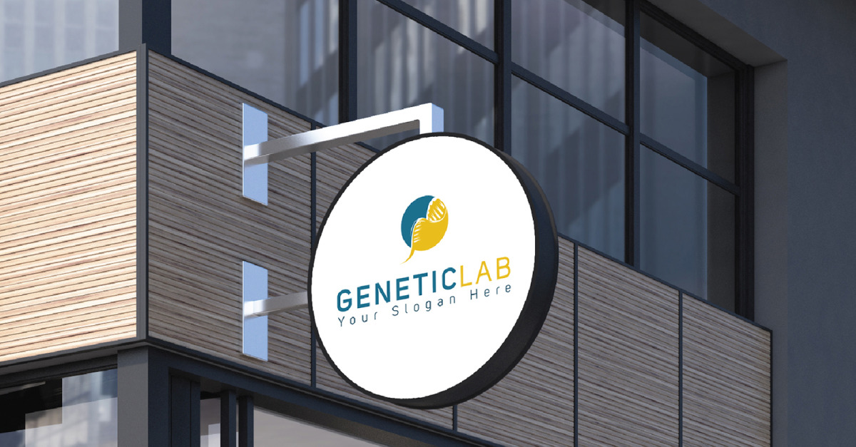Genetic Lab Logo Design Template #188697 - TemplateMonster