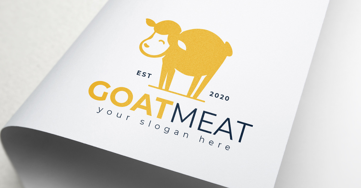 Goat Meat Logo Design Template #188625 - TemplateMonster