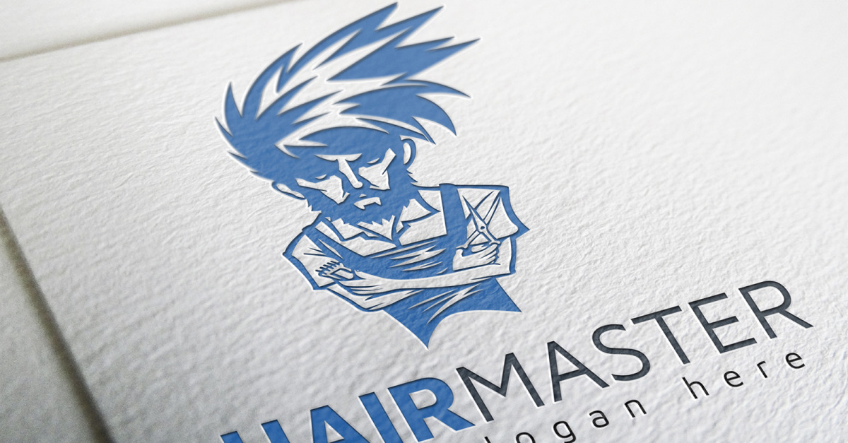 Hair Master Logo Design Template #188616 - TemplateMonster