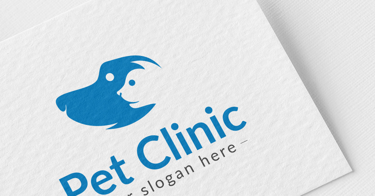 Pet Clinic Logo Design Template #188606 - TemplateMonster
