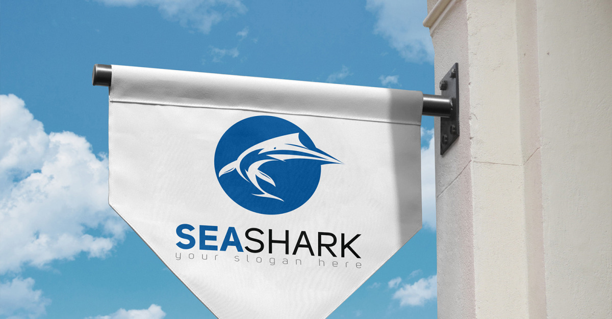 Sea Shark Logo designmall #188645 - TemplateMonster