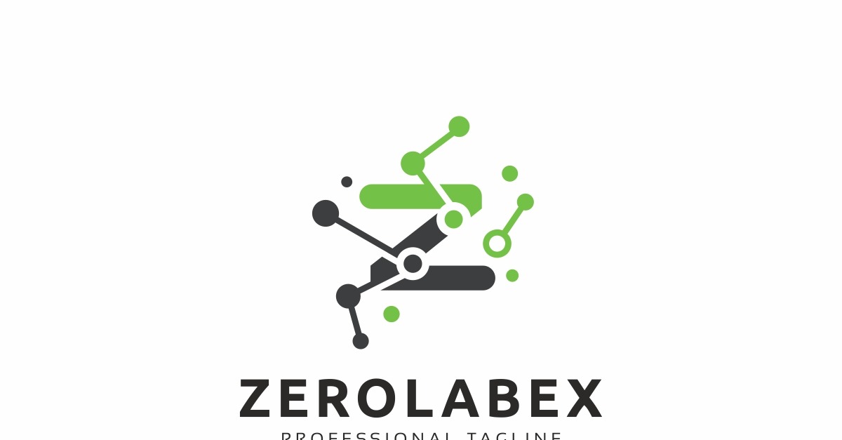 Zerolabex Z Letter Lab Logo Template - TemplateMonster