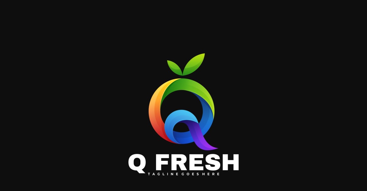Letter Q Gradient Colorful Logo #188960 - TemplateMonster