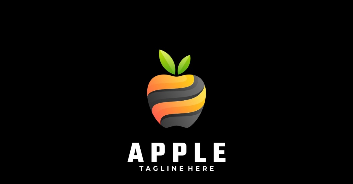 Apple Gradient Logo Style #189952 - TemplateMonster
