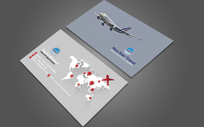 Biman Travel Business Card so-107 #190039 - TemplateMonster