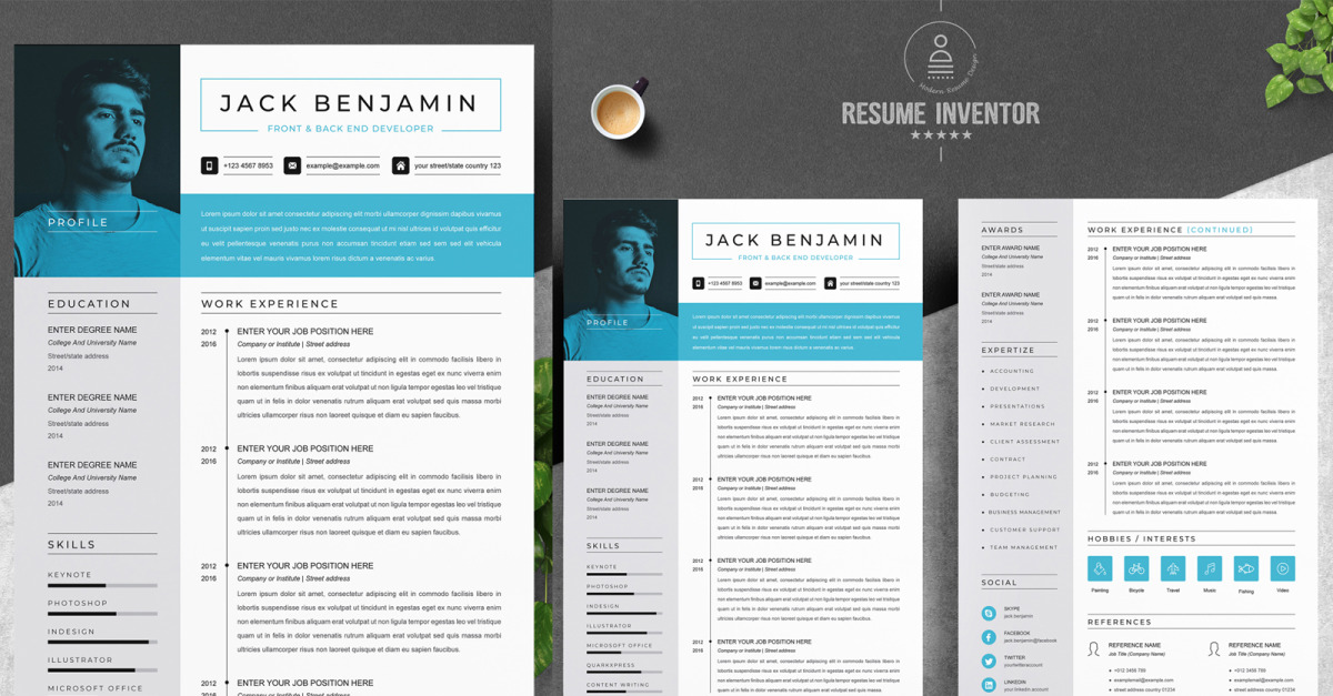 Jack Benjamian / CV Template #190087 - TemplateMonster