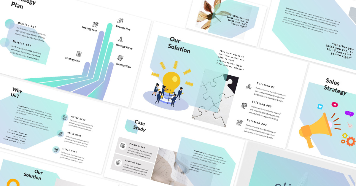 Modèle PowerPoint de client #190288 - TemplateMonster