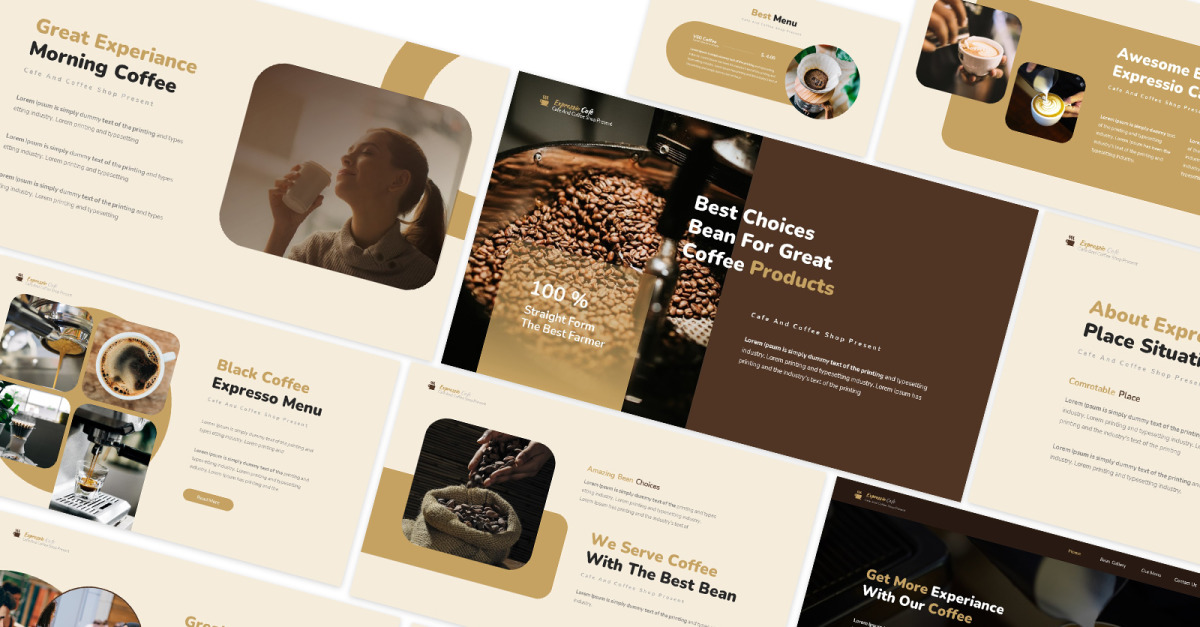 Modèle Powerpoint Expresso #190257 - TemplateMonster