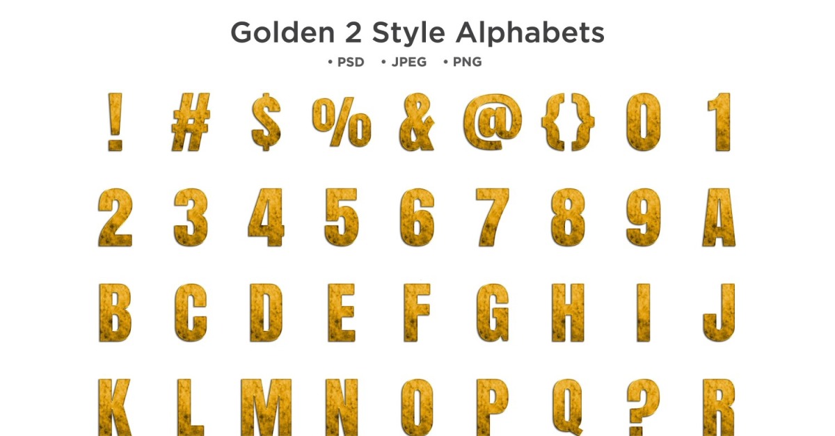 Golden 2 Golden 2 Style Alphabet, Abc Typography