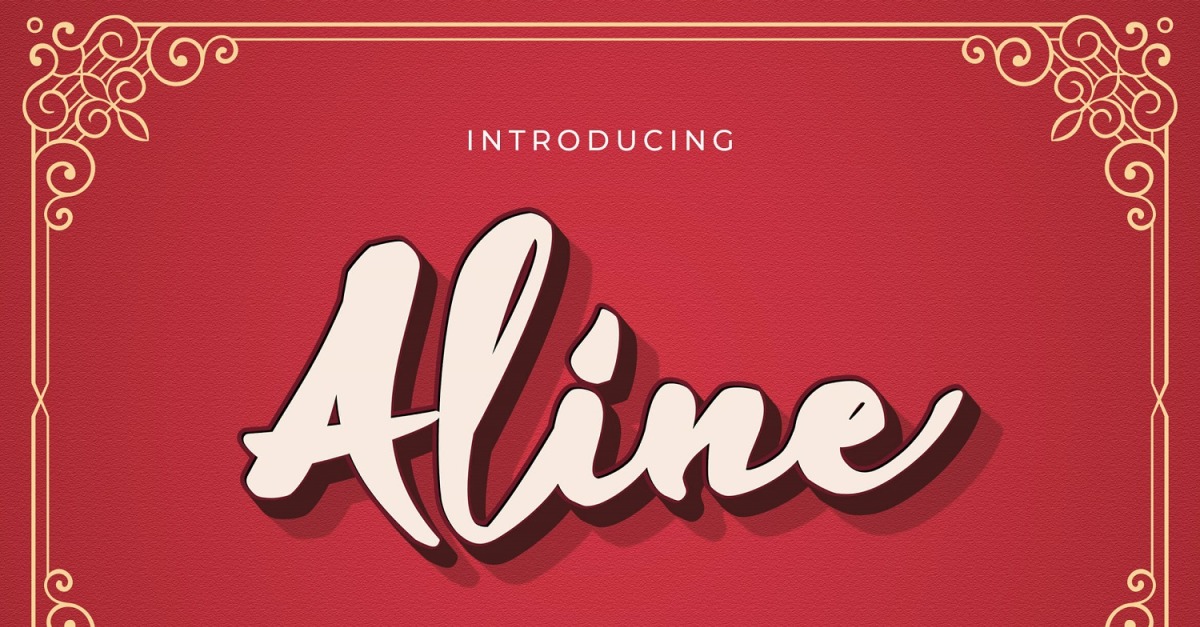 Aline Script - Handwritten Font #190814 - TemplateMonster
