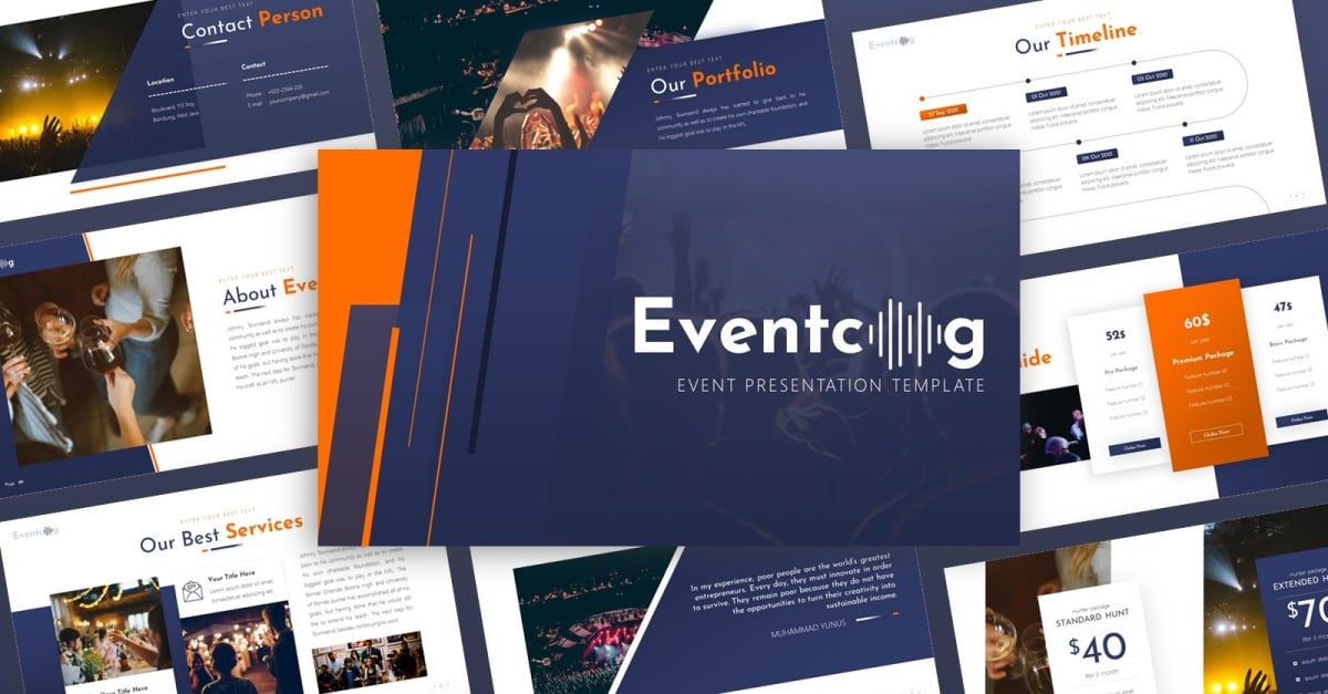 Eventcog - Event Multipurpose PowerPoint Template