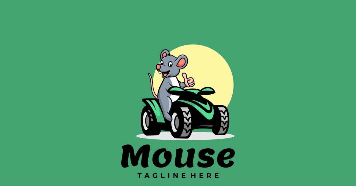 Mouse Cartoon Logo Template #191507 - TemplateMonster