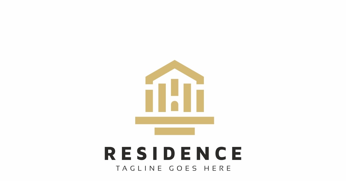 Residence Corporate Logo Template #191514 - TemplateMonster