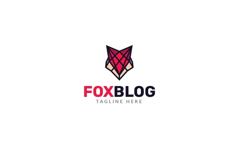 Fox Blog Logo Design Template #191613 - TemplateMonster